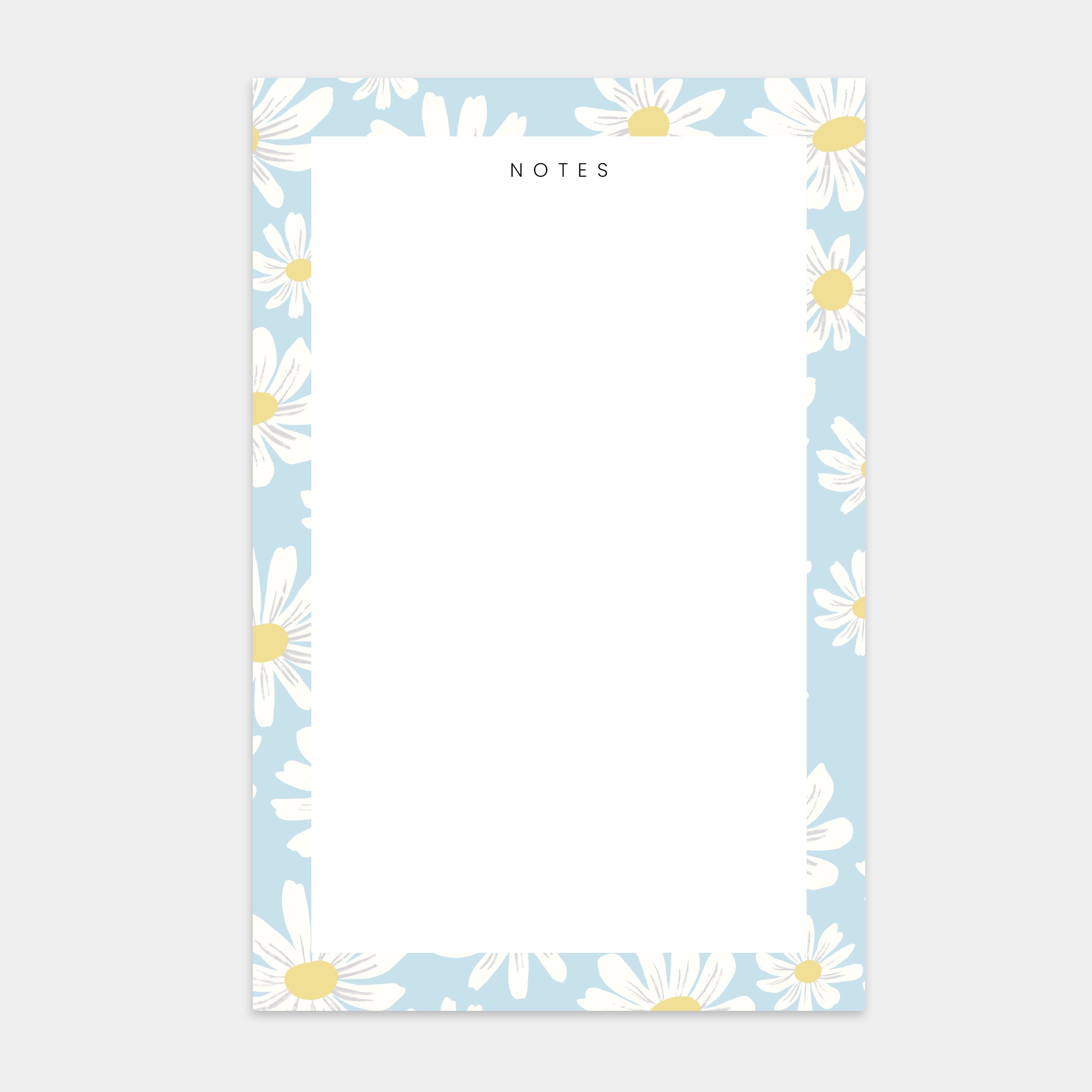 Notepad - Daisy - 8 in. x 5.25 in. – Dayla Studio