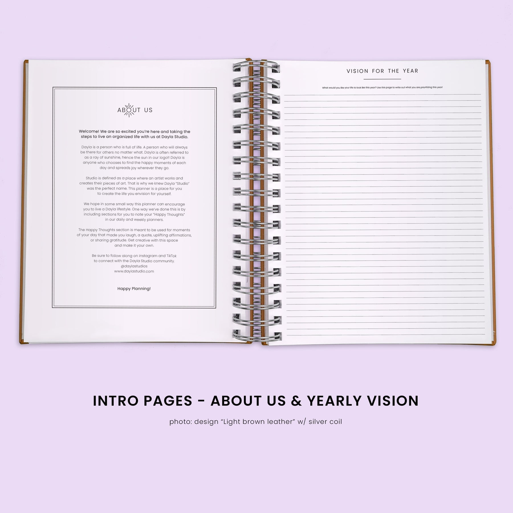 Daily Planner - Pastel Navy – Dayla Studio