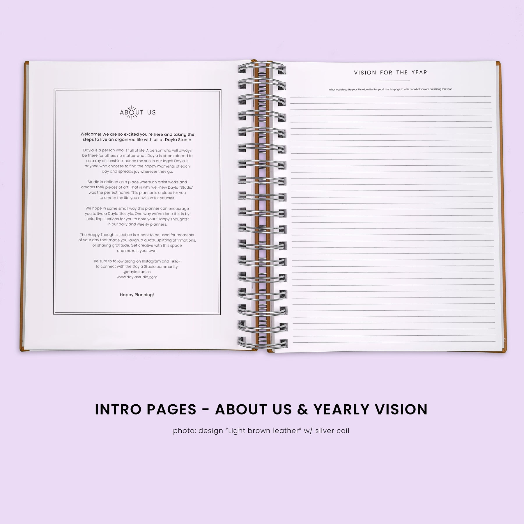 Daily Planner - Stone Black – Dayla Studio