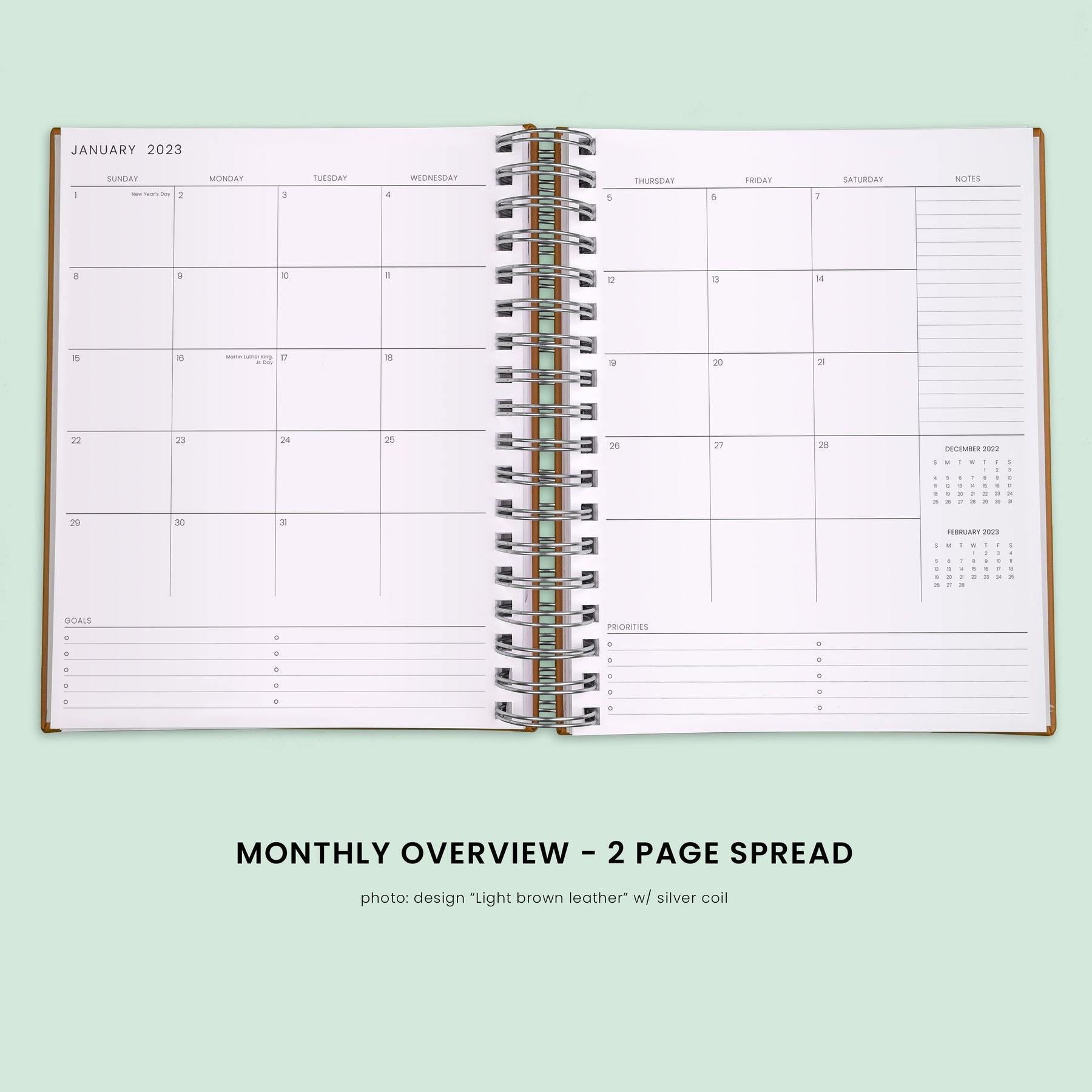 Daily Planner - Brunette – Dayla Studio